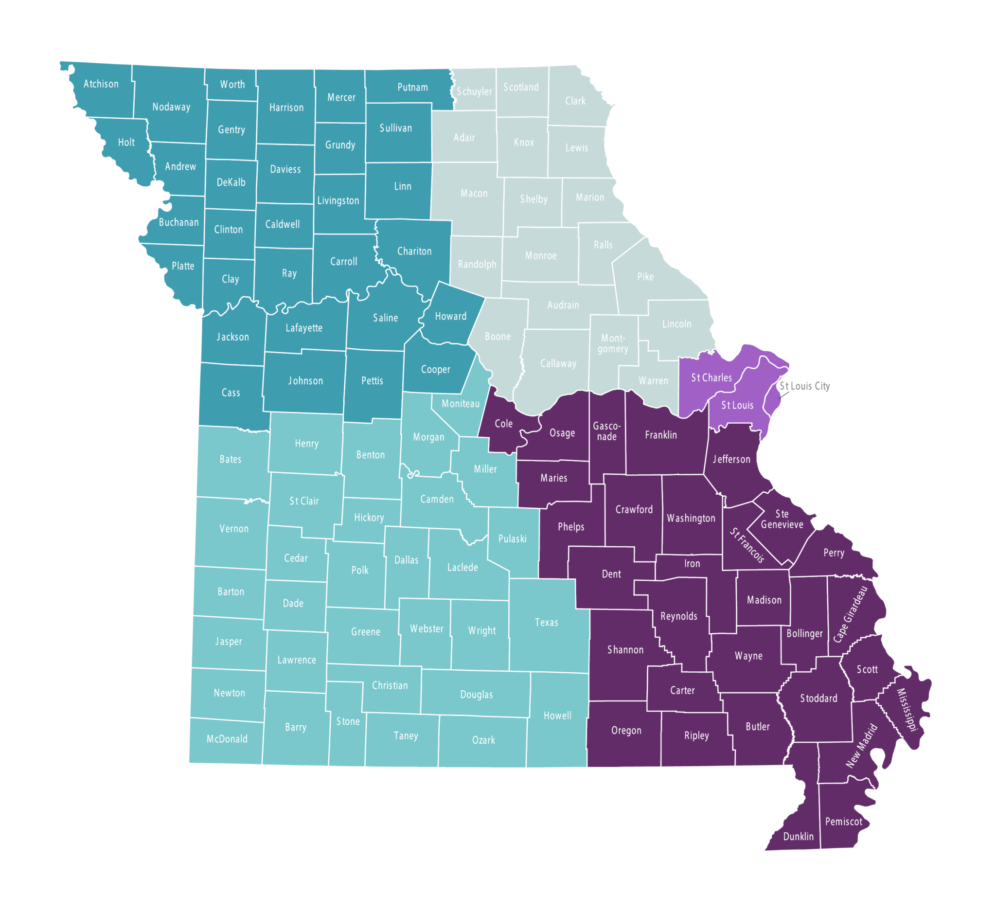 Regions | MoANA | Missouri Association of Nurse Anesthetists